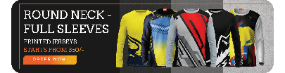 Printed Round Neck Half Banner – Next Print