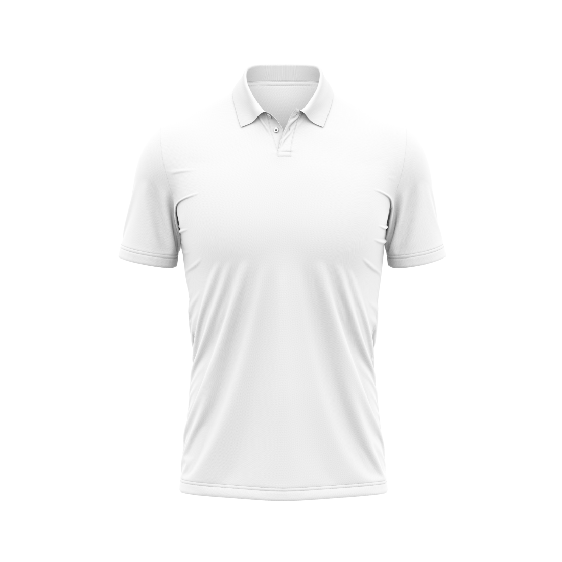 Plain Polo neck White Tshirt – Next Print