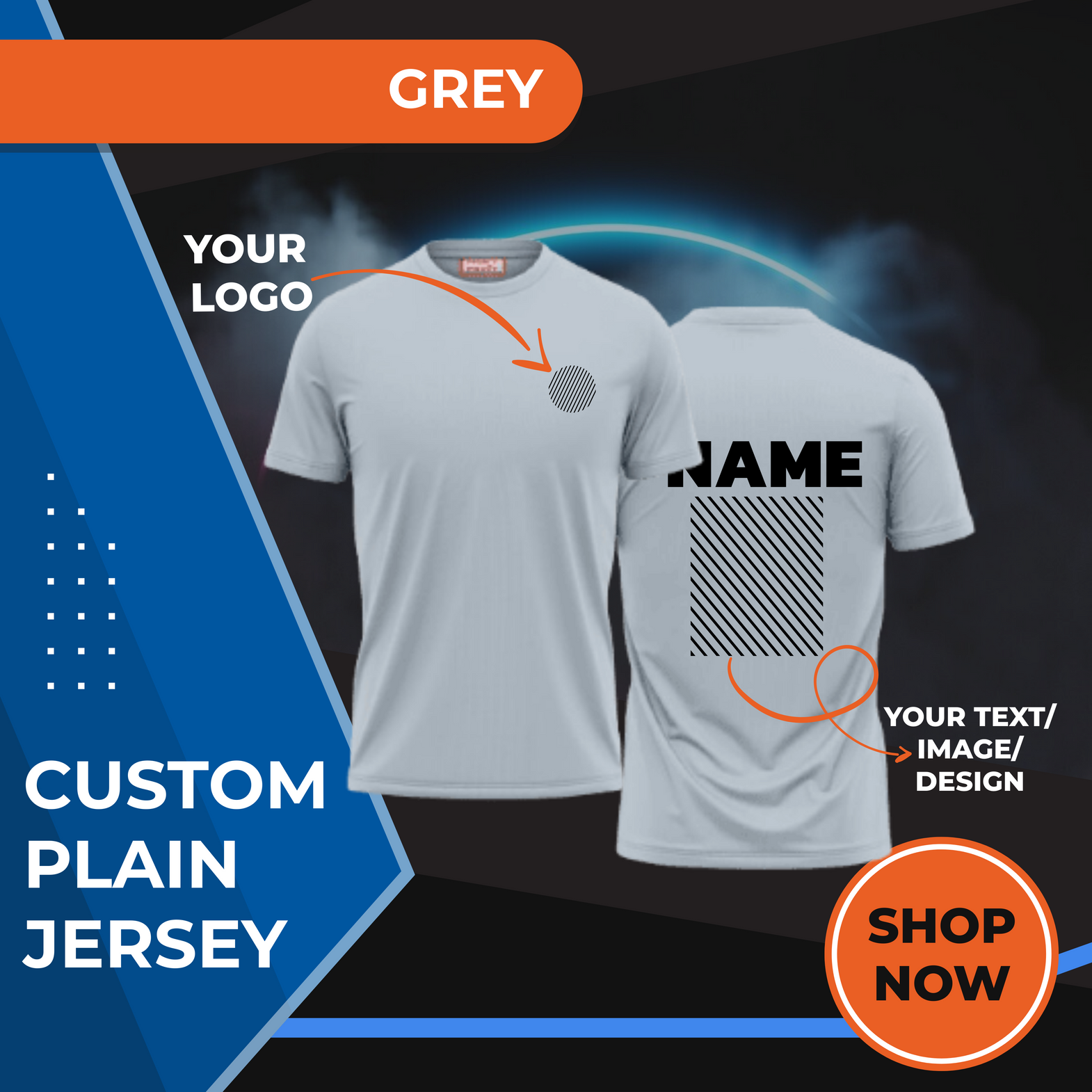 Custom Plain Jerseys – Next Print