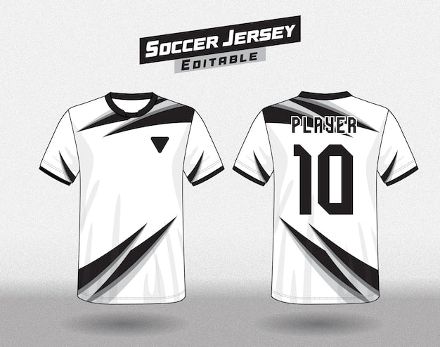 Vector Jersey black and white templates football jersey designs – Next ...