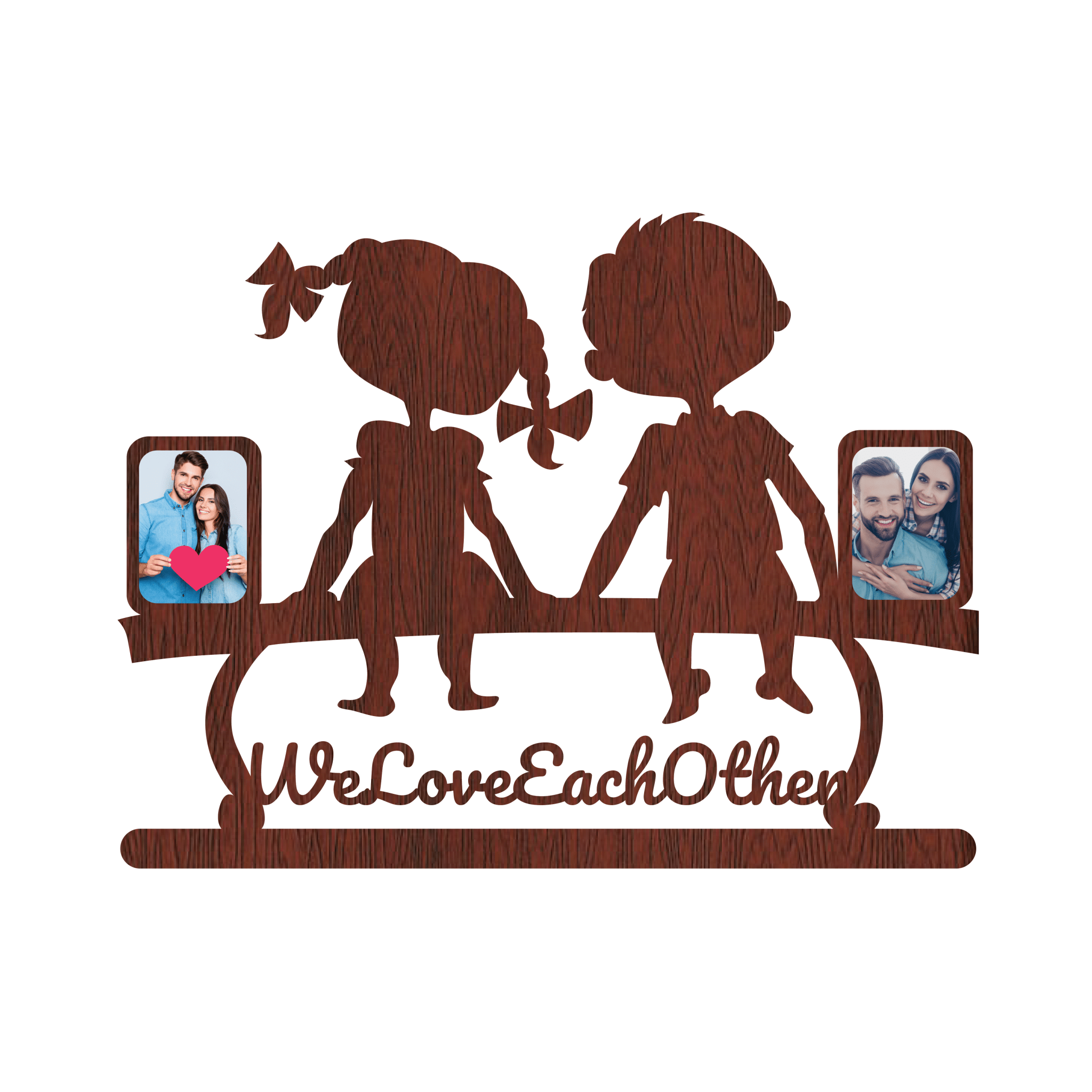 WE LOVE EACH OTHER DOUBLE IMAGE WALLFRAME – Next Print