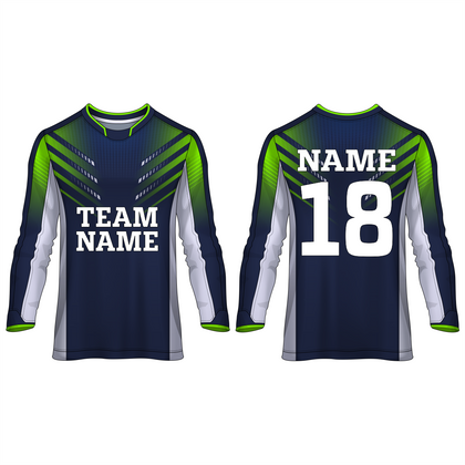 Custom Round Neck Full Sleeves Jerseys – Next Print