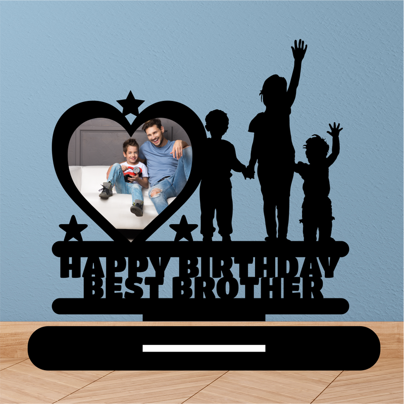 Happy Birth Day Best Brother Stand Frame. – Next Print